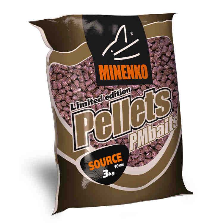 Пеллетс MINENKO Source 10мм (3кг) купить оптом на сайте Прикормки «MINENKO» оптом
