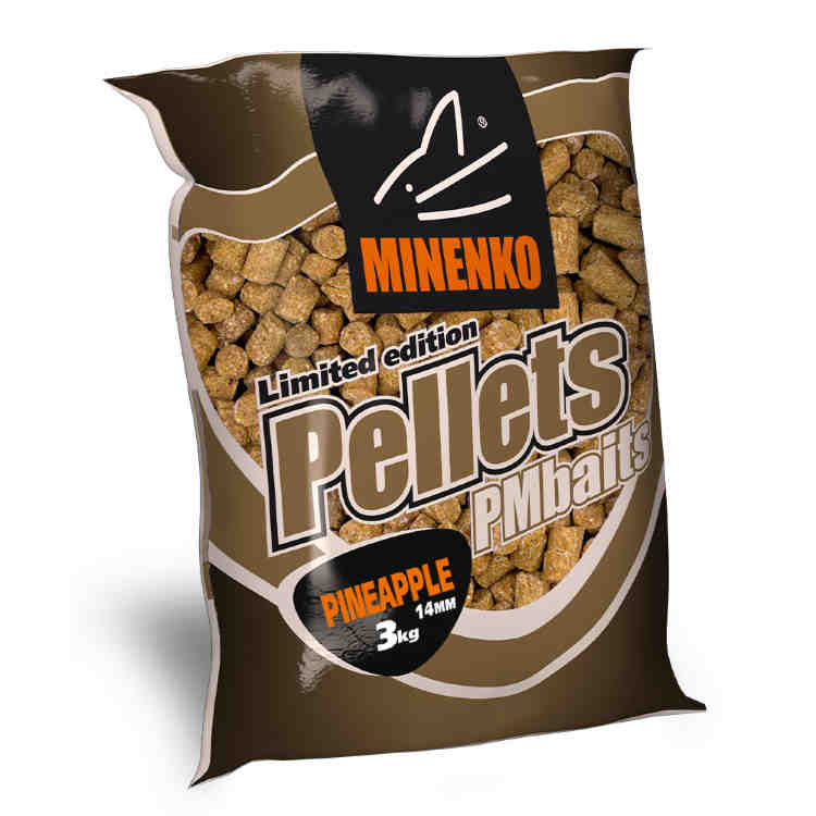 Пеллетс MINENKO Pineapple 14мм (3кг) купить оптом на сайте Прикормки «MINENKO» оптом