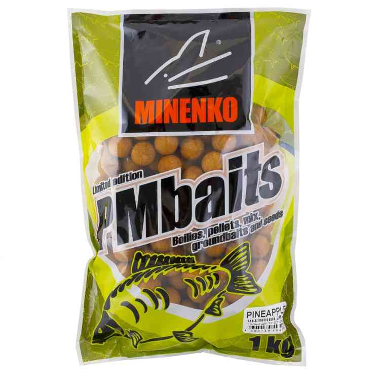 Бойлы пылящие MINENKO Pineapple 24мм (1кг) купить оптом на сайте Прикормки «MINENKO» оптом