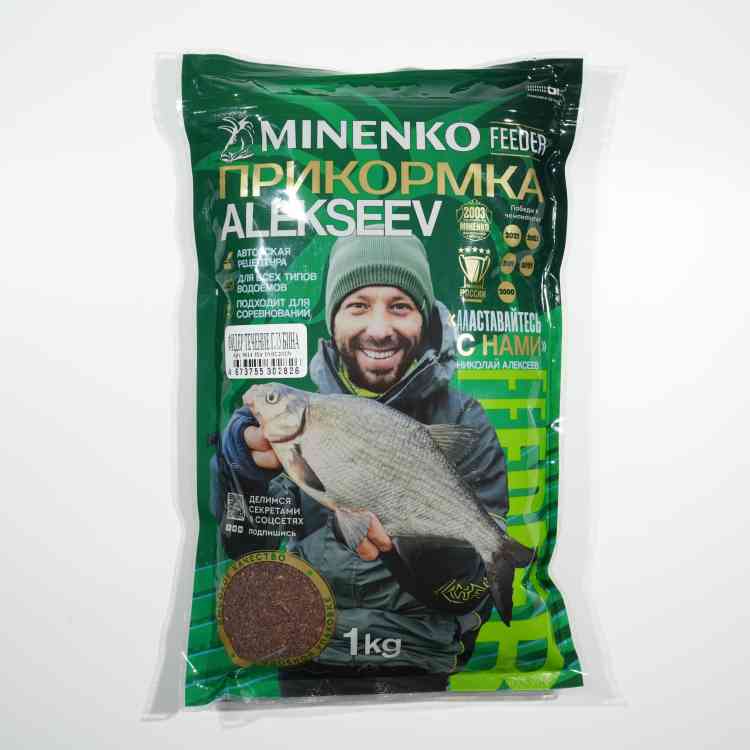 Прикормка рыболовная FEEDER ALEKSEEV «Течение/глубина» купить оптом на сайте Прикормки «MINENKO ...