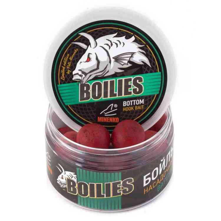 Насадочные бойлы MINENKO CRAB & CHILLI 24мм (варёные) купить оптом на сайте Прикормки «MINENKO ...